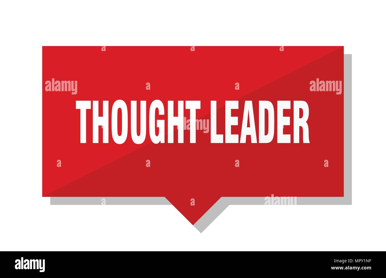thought leader red square price tag Stock Vector Image & Art - Alamy