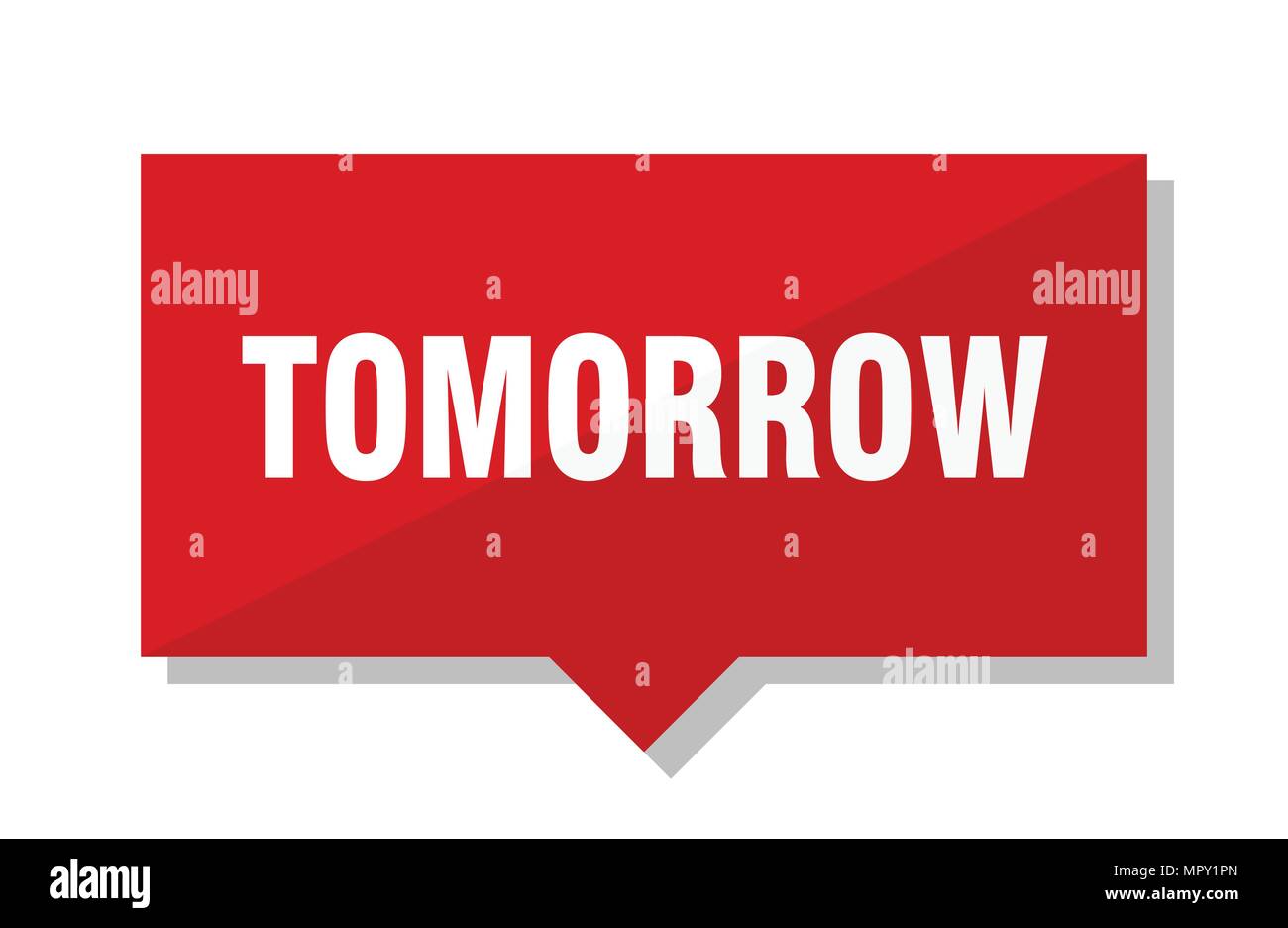 tomorrow red square price tag Stock Vector Image & Art - Alamy