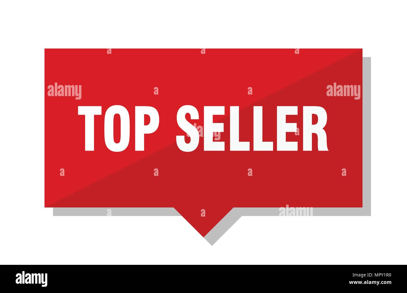 top seller red square price tag Stock Vector Image & Art - Alamy