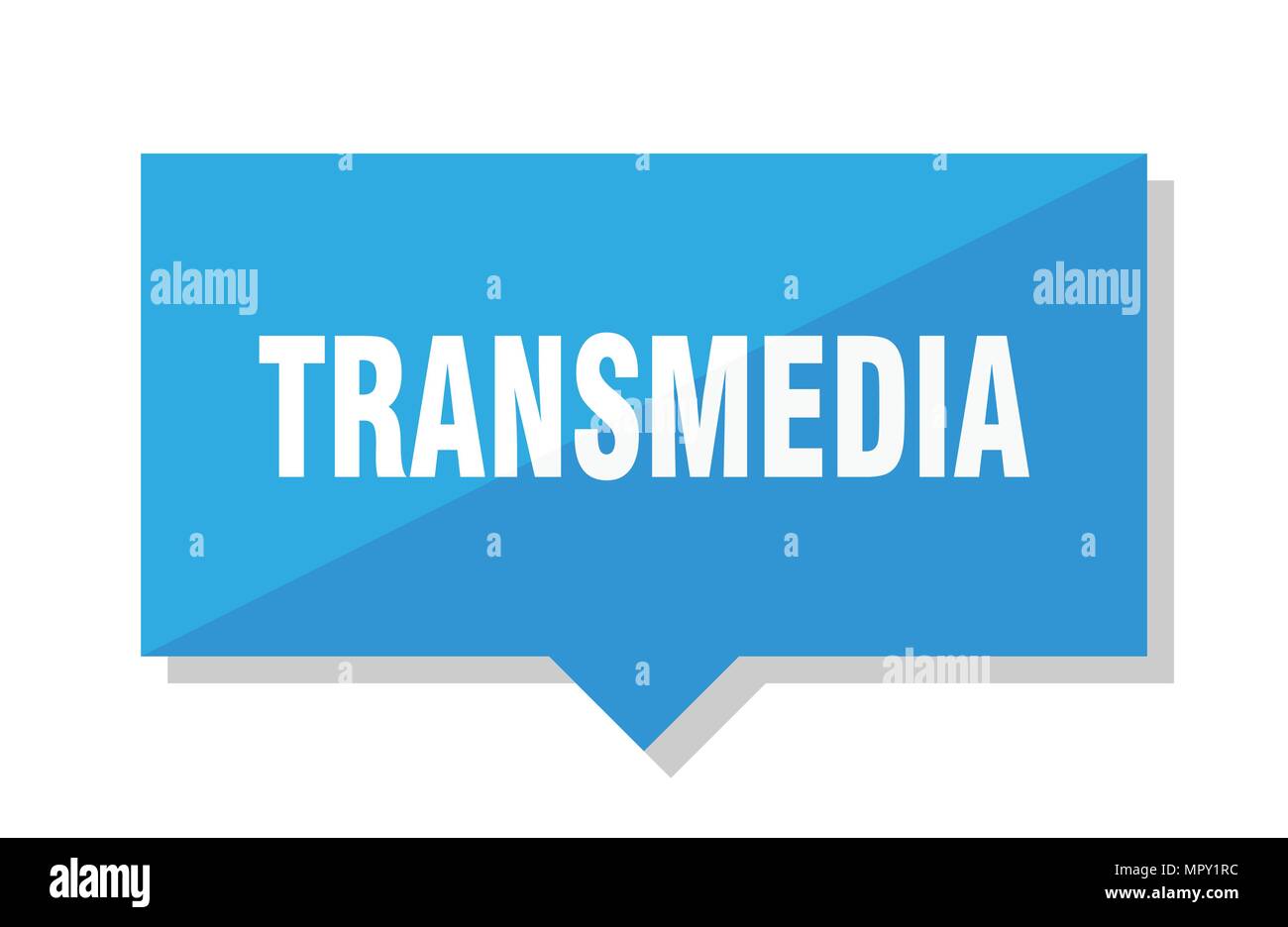 transmedia blue square price tag Stock Vector Image & Art - Alamy