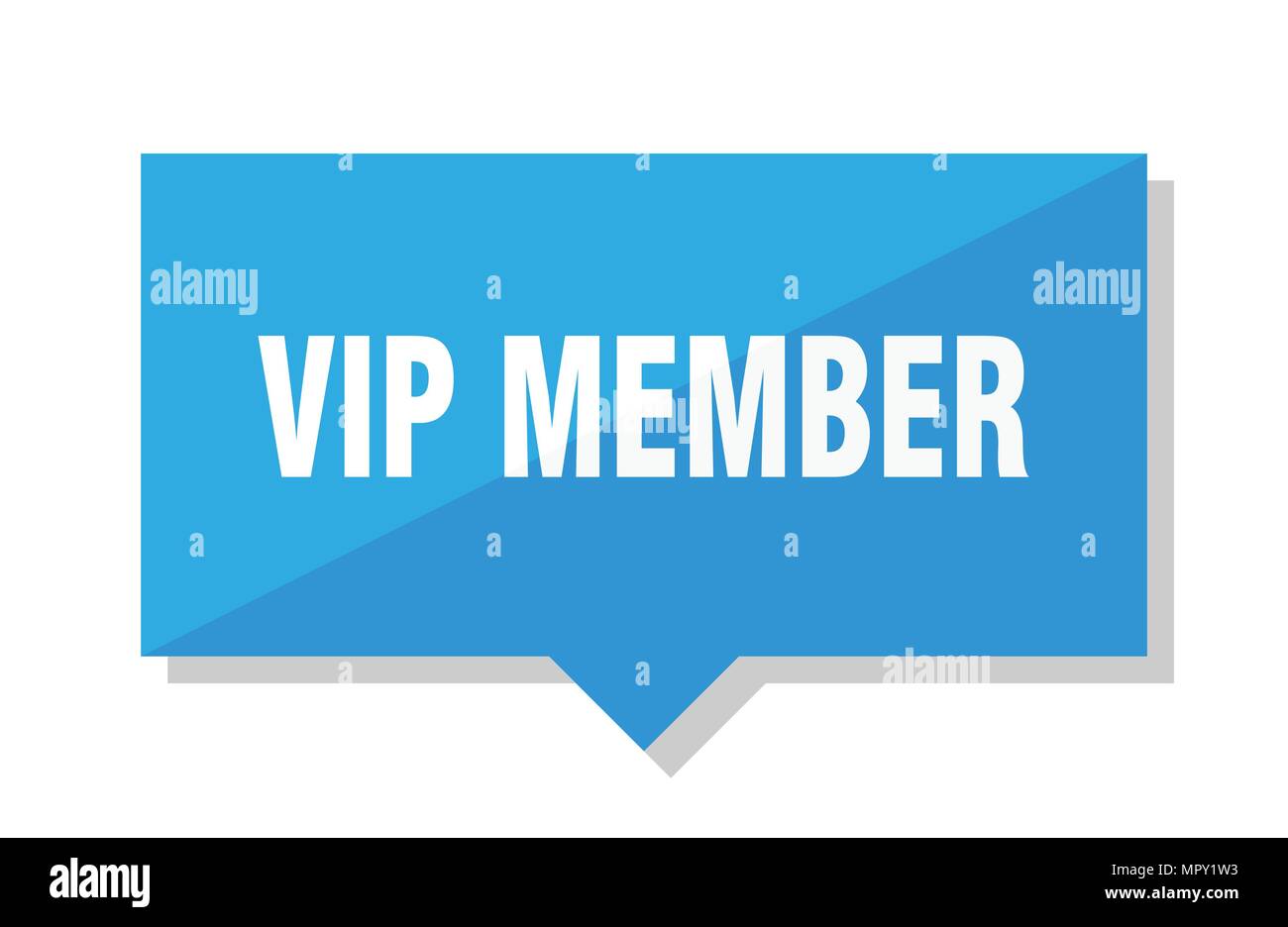 vip member blue square price tag Stock Vector Image & Art - Alamy