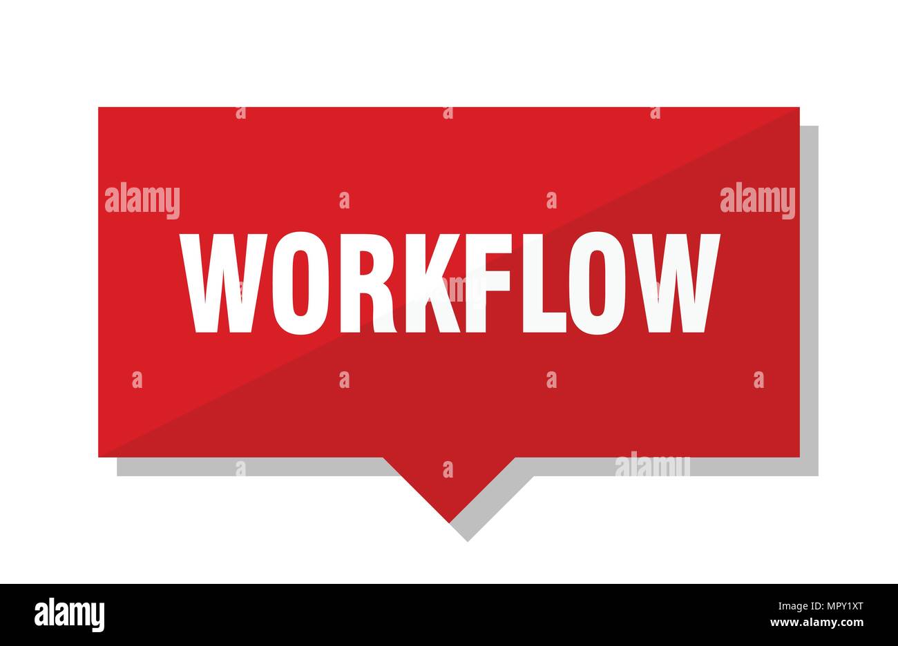 workflow red square price tag Stock Vector Image & Art - Alamy