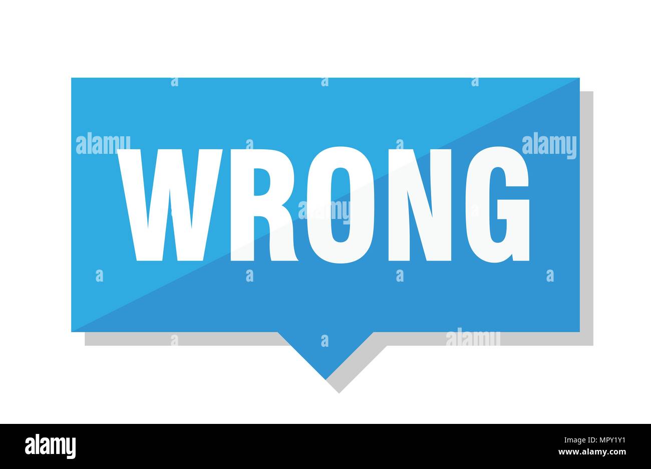 wrong blue square price tag Stock Vector Image & Art - Alamy