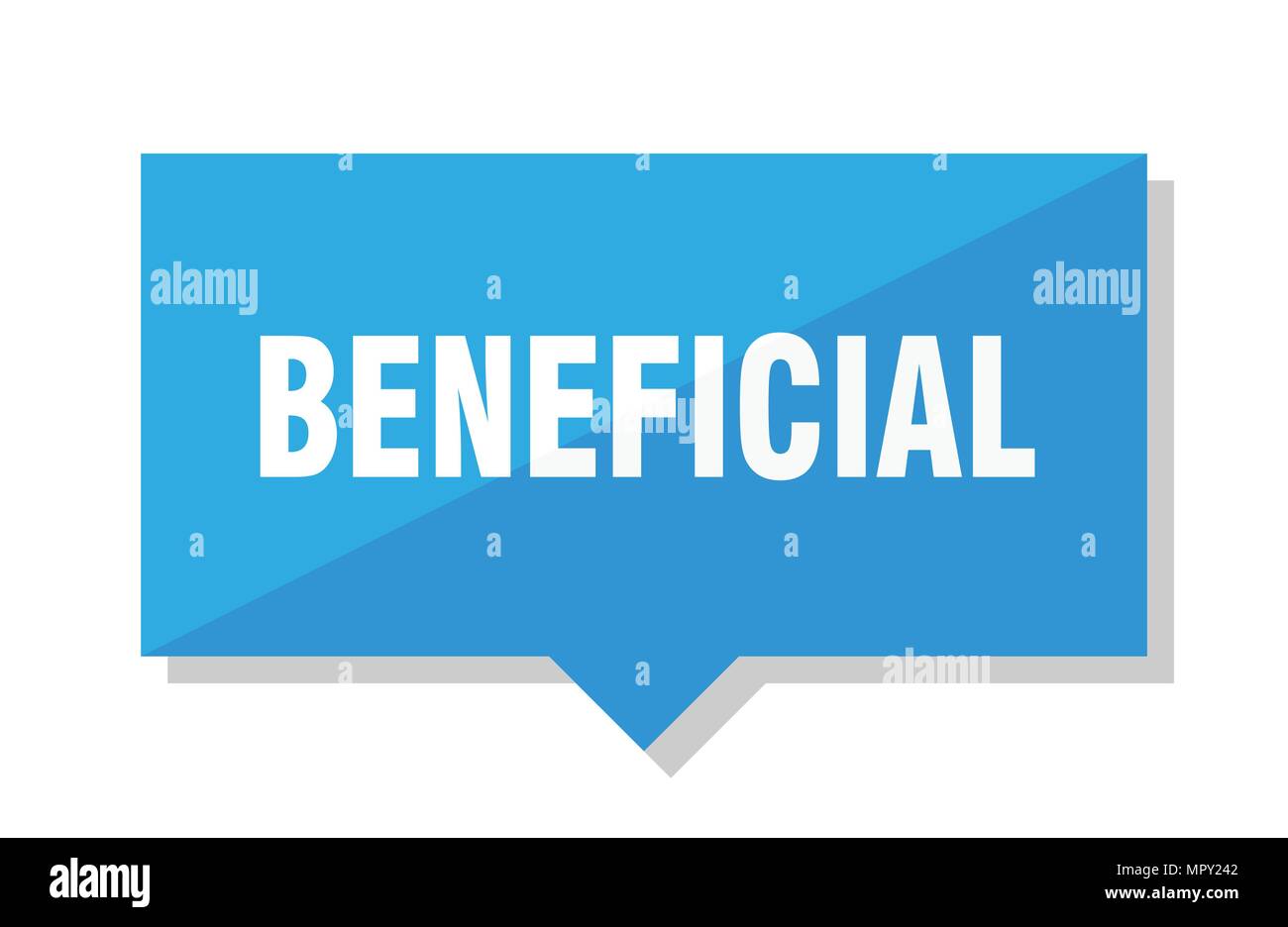 beneficial blue square price tag Stock Vector Image & Art - Alamy