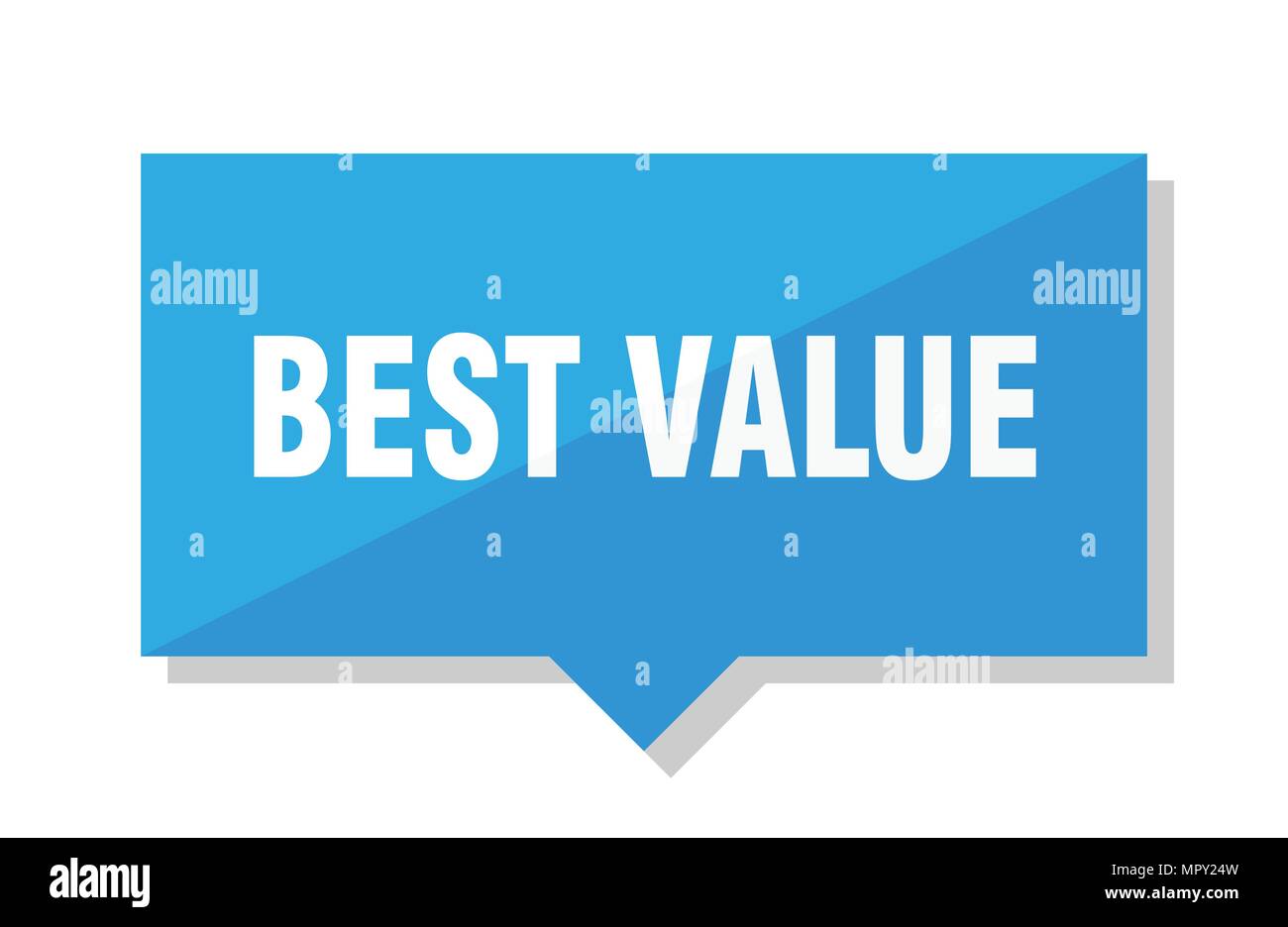 best value blue square price tag Stock Vector Image & Art - Alamy