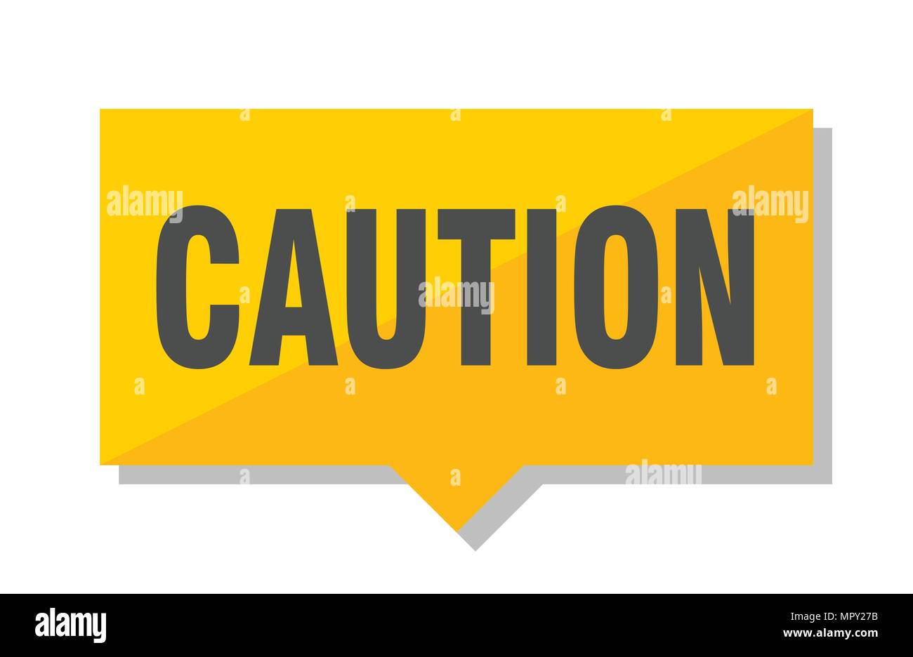 caution yellow square price tag Stock Vector Image & Art - Alamy