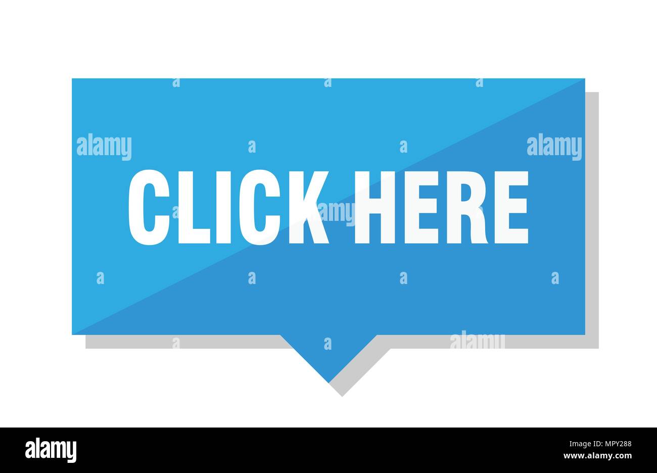 click here blue square price tag Stock Vector Image & Art - Alamy