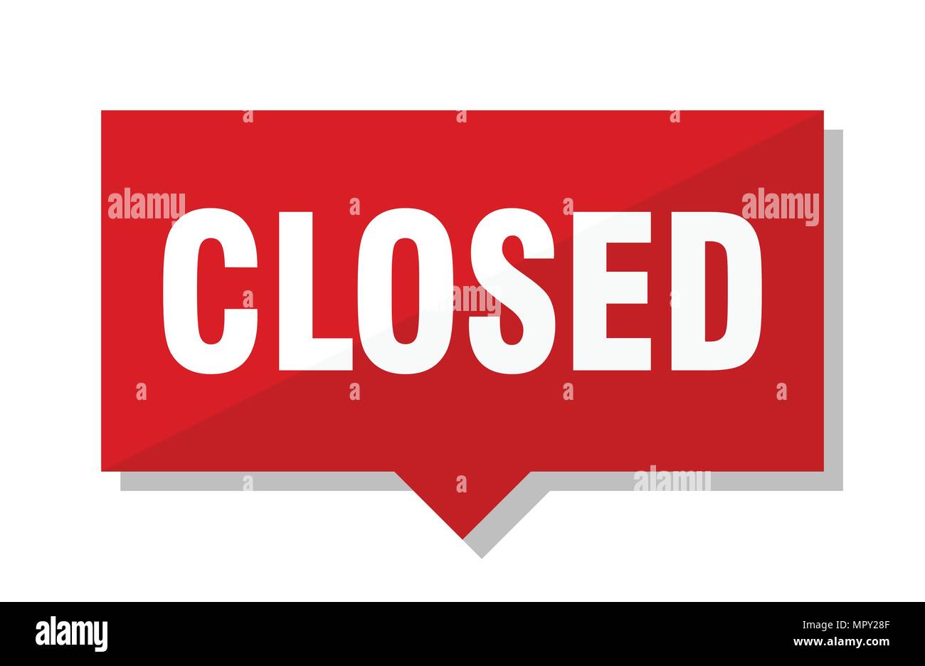 closed red square price tag Stock Vector Image & Art - Alamy