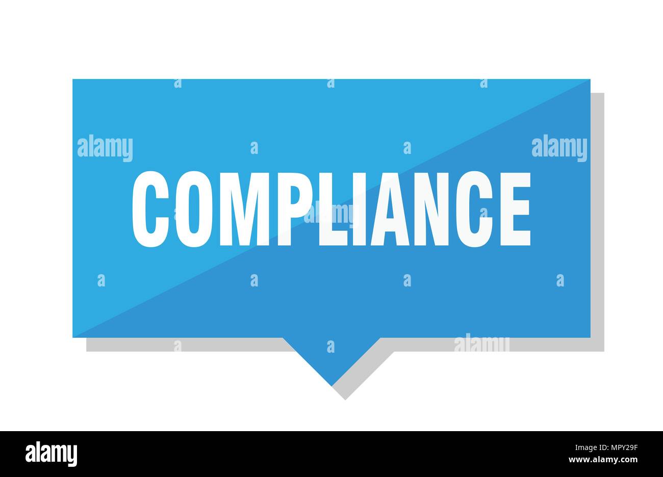 compliance blue square price tag Stock Vector Image & Art - Alamy
