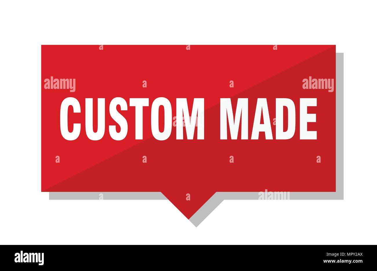 custom made red square price tag Stock Vector Image & Art - Alamy