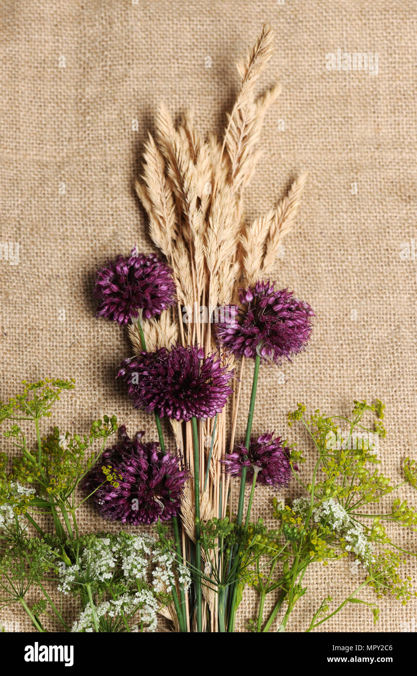 Overhead view of flowers hi-res stock photography and images - Alamy