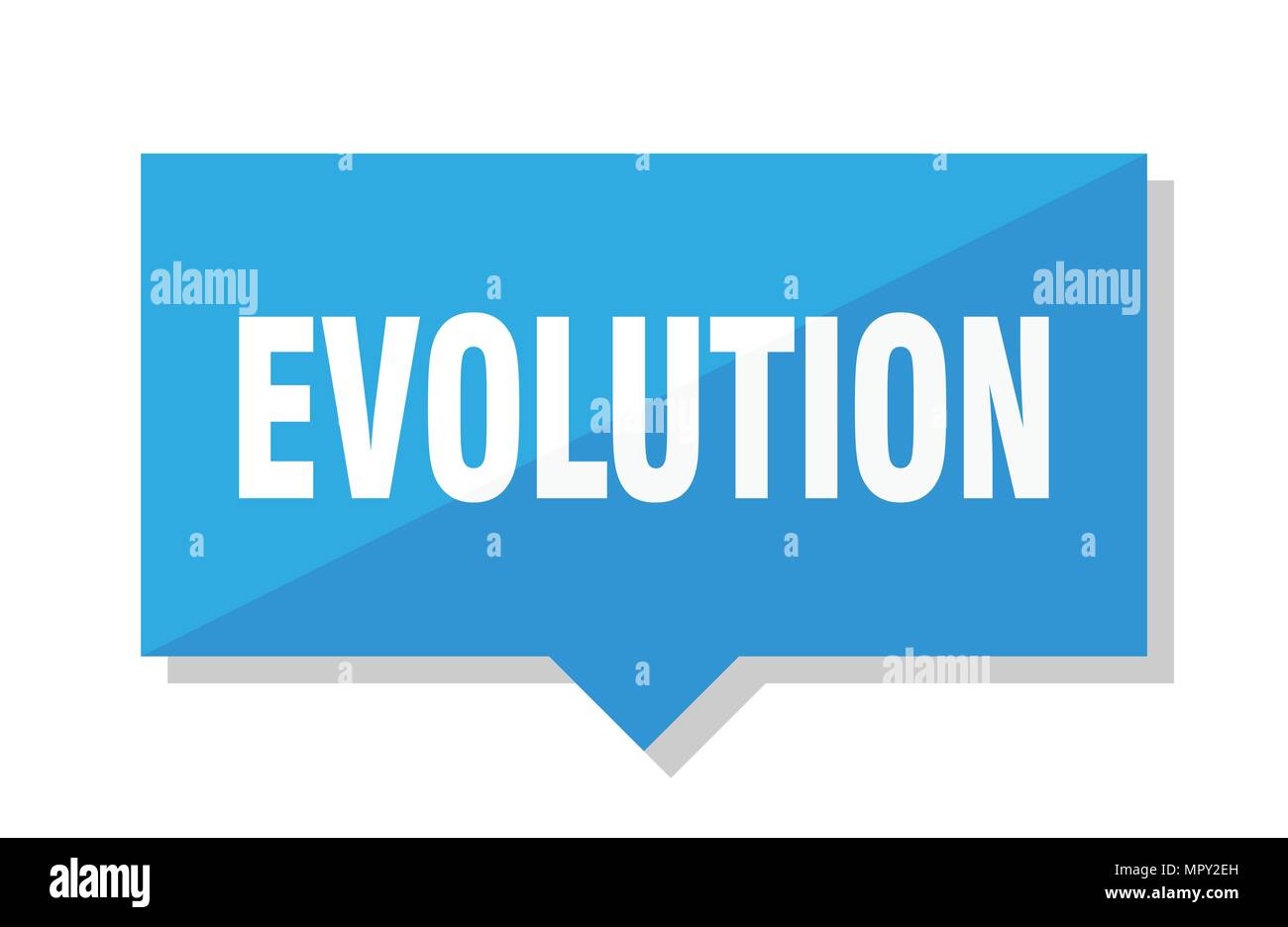 evolution blue square price tag Stock Vector Image & Art - Alamy