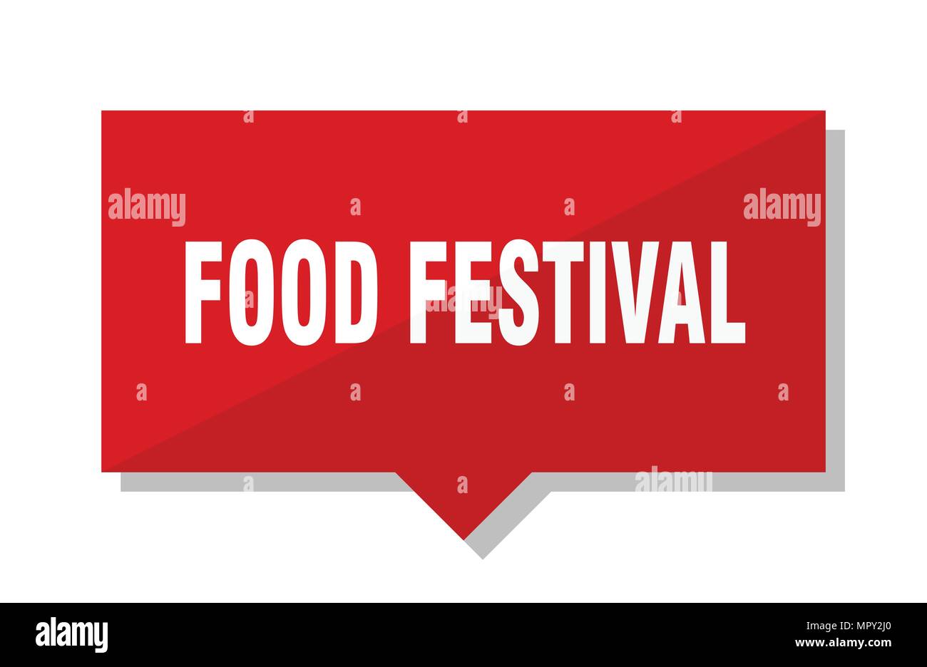 food festival red square price tag Stock Vector Image & Art - Alamy