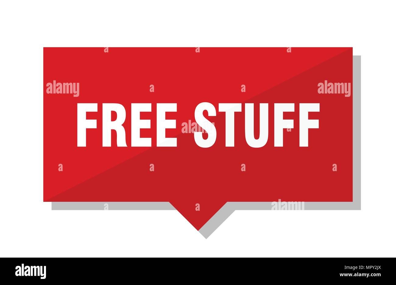 free stuff red square price tag Stock Vector Image & Art - Alamy