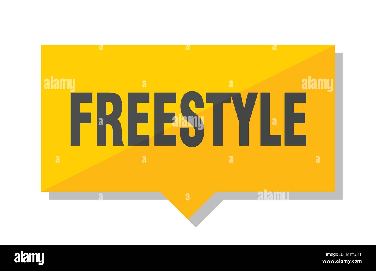 freestyle yellow square price tag Stock Vector Image & Art - Alamy