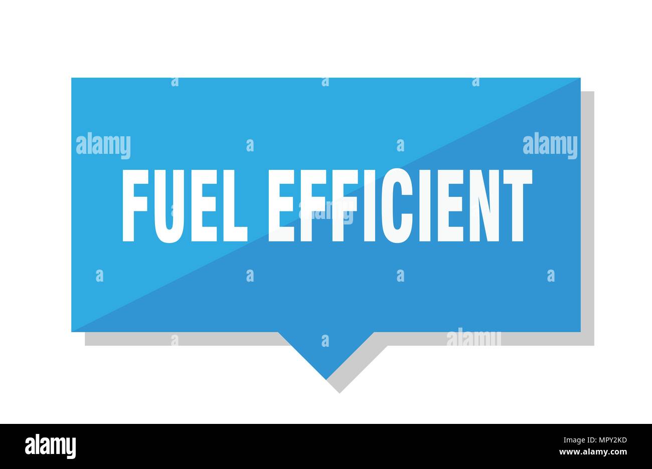 fuel efficient blue square price tag Stock Vector Image & Art - Alamy