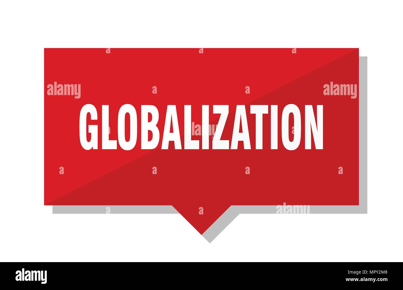 globalization red square price tag Stock Vector Image & Art - Alamy