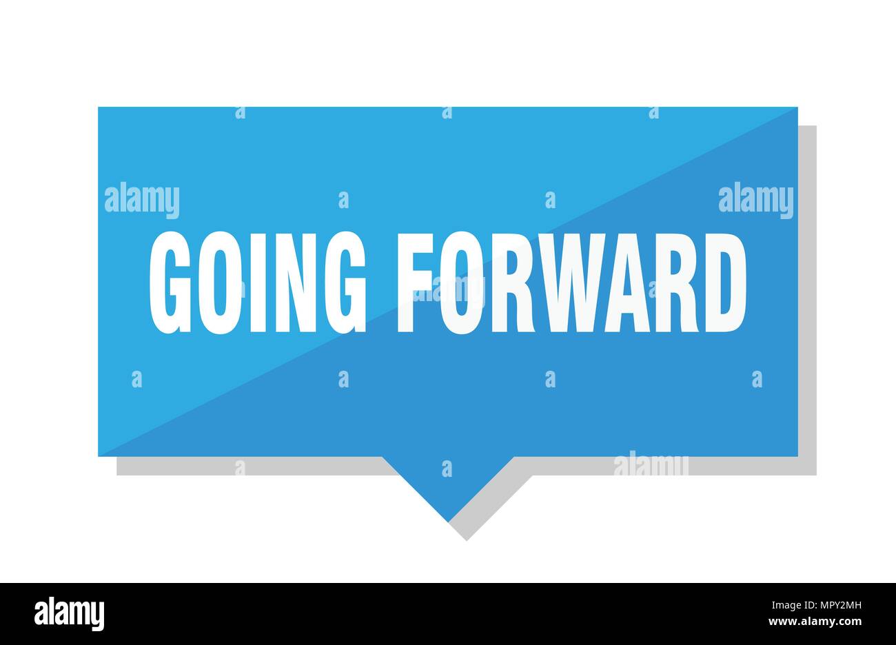 going forward blue square price tag Stock Vector Image & Art - Alamy