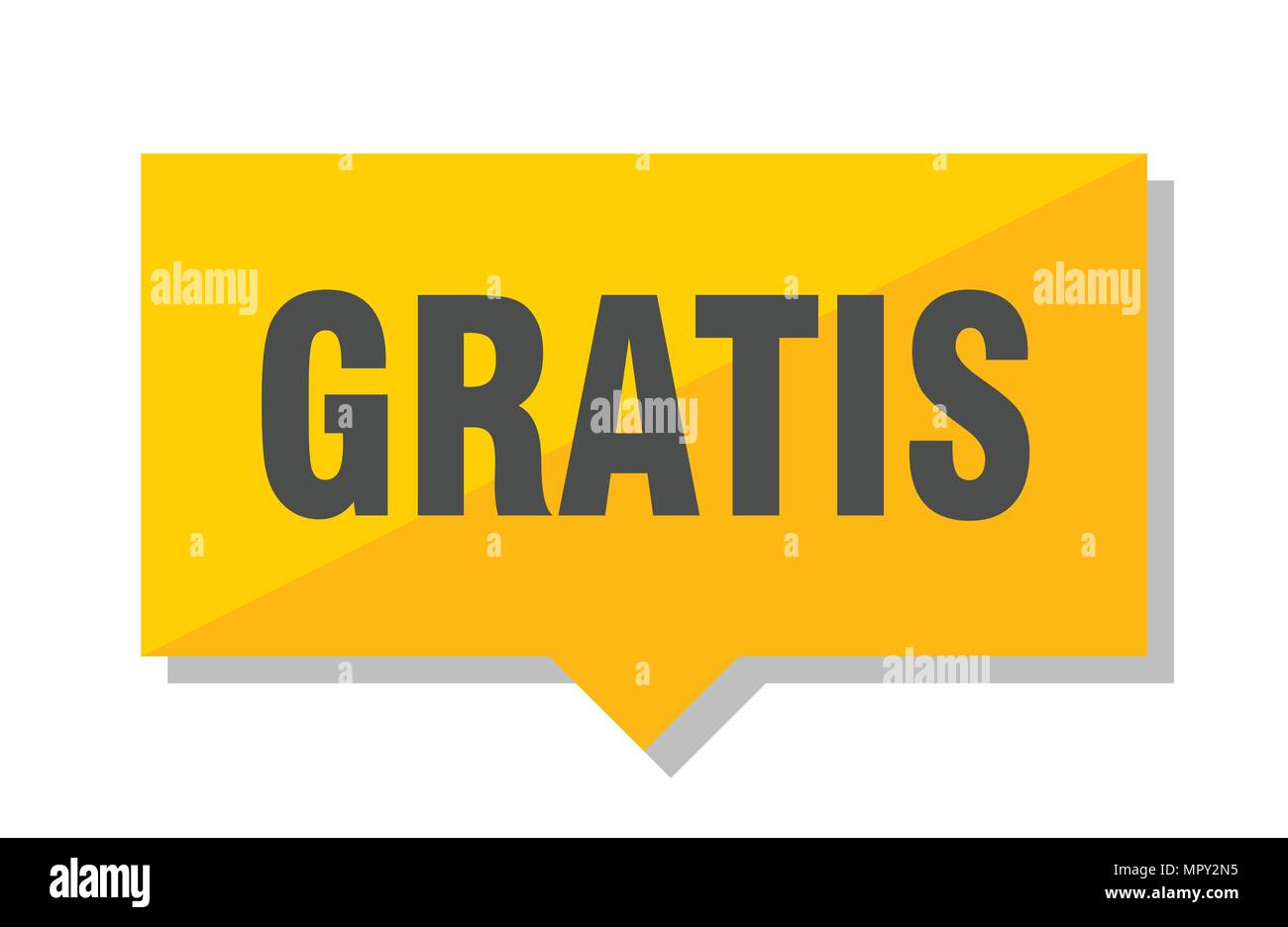 gratis yellow square price tag Stock Vector Image & Art - Alamy