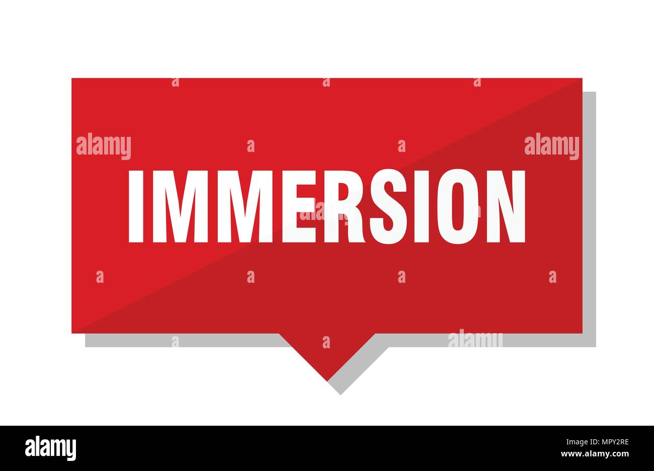 immersion red square price tag Stock Vector Image & Art - Alamy