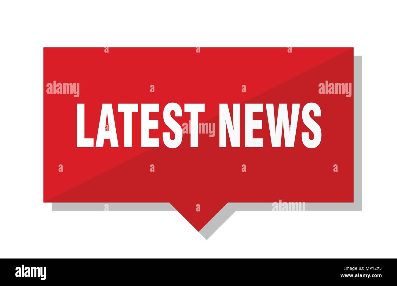 Latest news sticker square hi-res stock photography and images - Alamy
