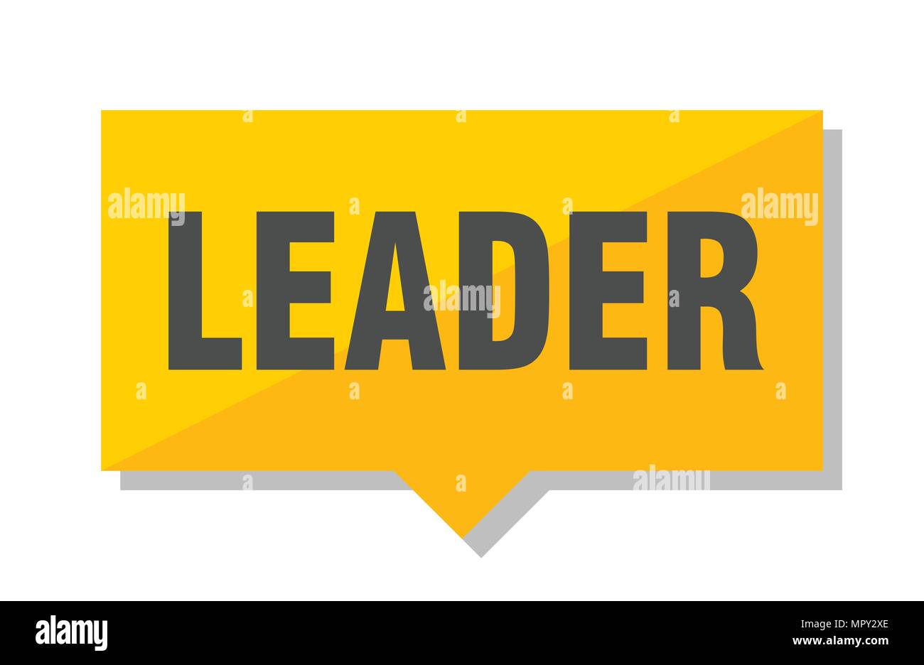 Leader sign square speech Stock Vector Images - Alamy