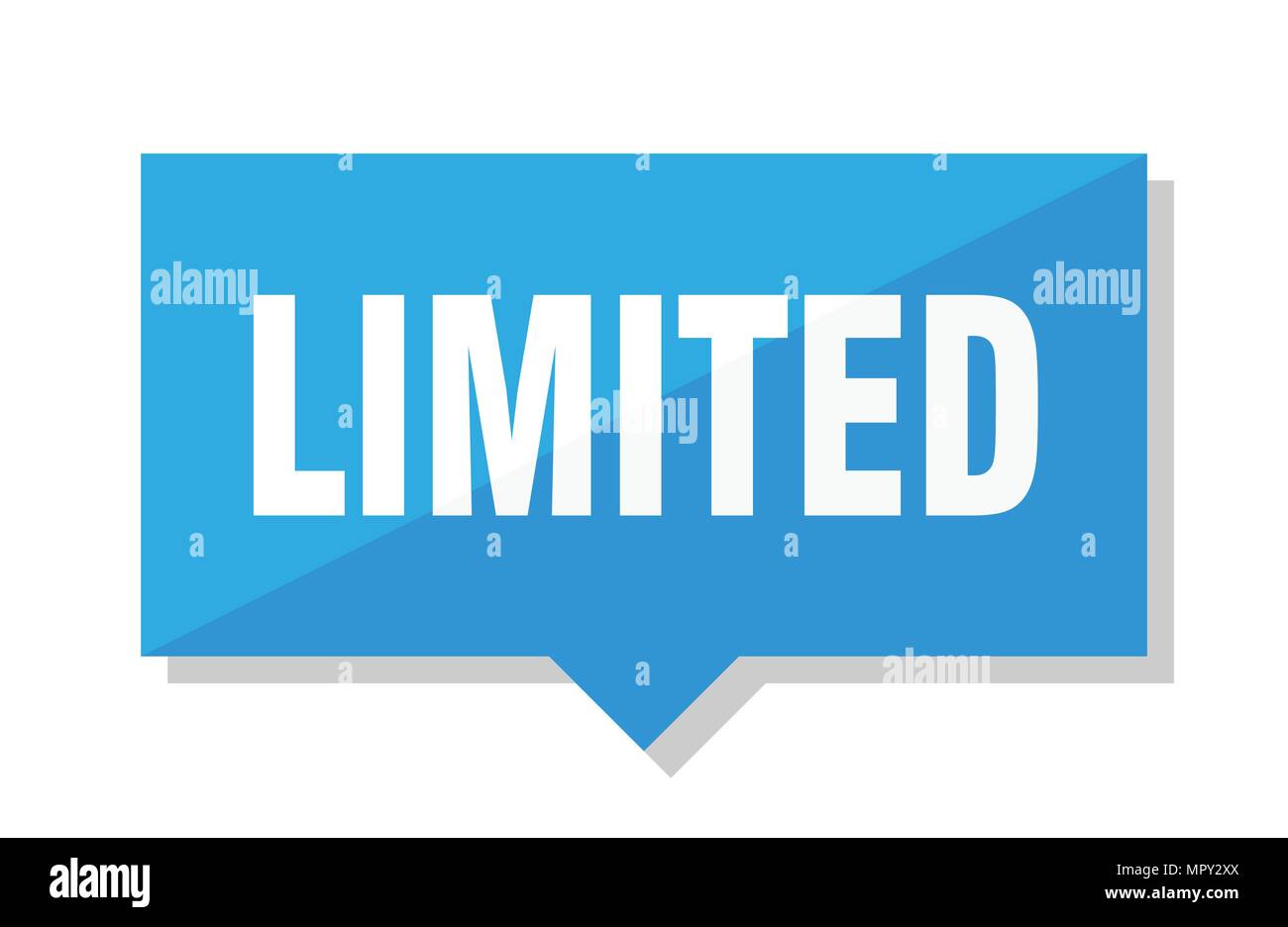 limited blue square price tag Stock Vector Image & Art - Alamy