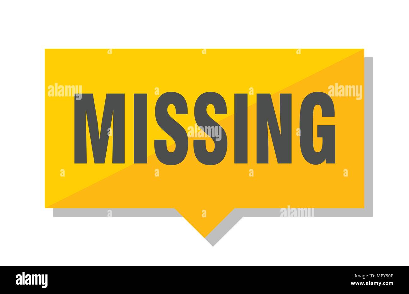 missing yellow square price tag Stock Vector Image & Art - Alamy