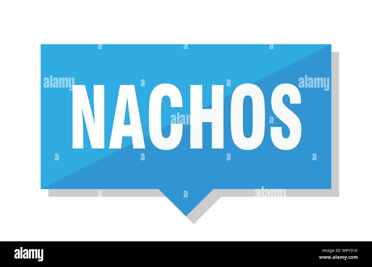nachos blue square price tag Stock Vector Image & Art - Alamy