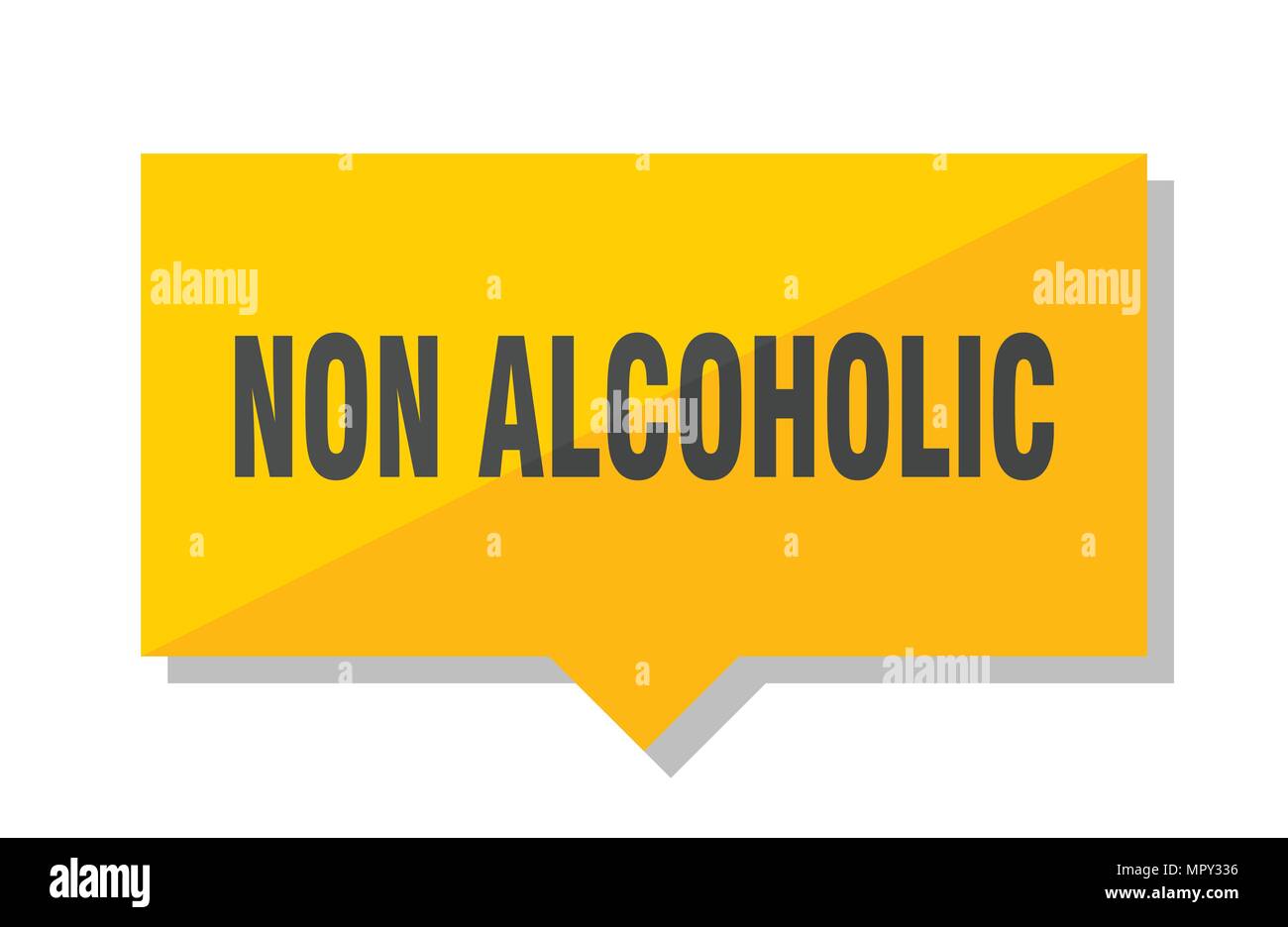 non alcoholic yellow square price tag Stock Vector Image & Art - Alamy
