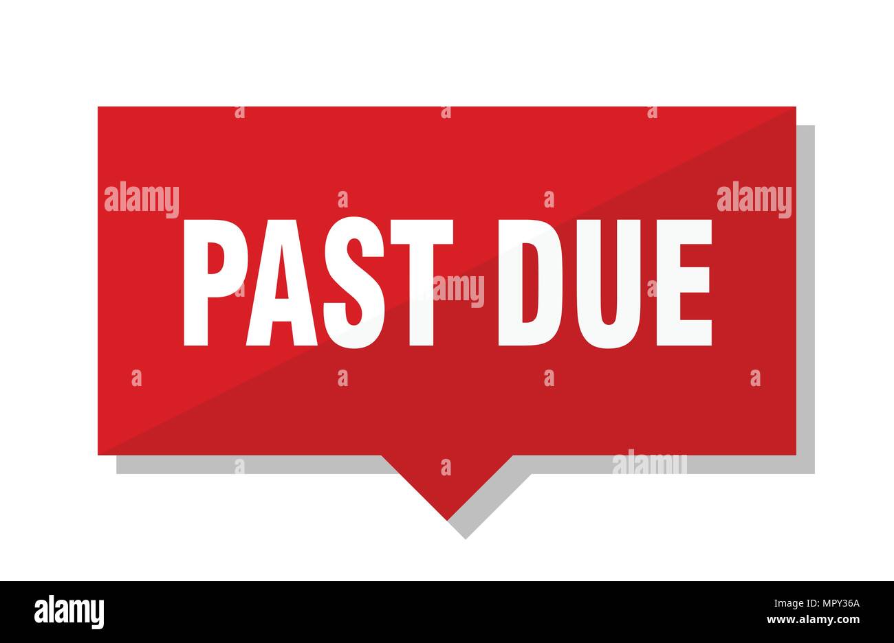 Past due notice template hi-res stock photography and images - Alamy