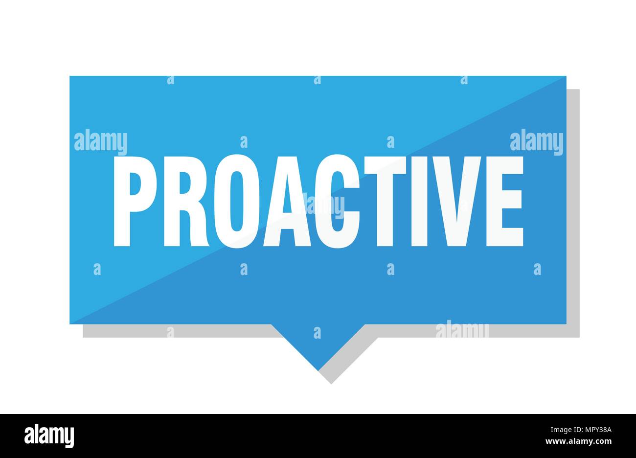 proactive blue square price tag Stock Vector Image & Art - Alamy