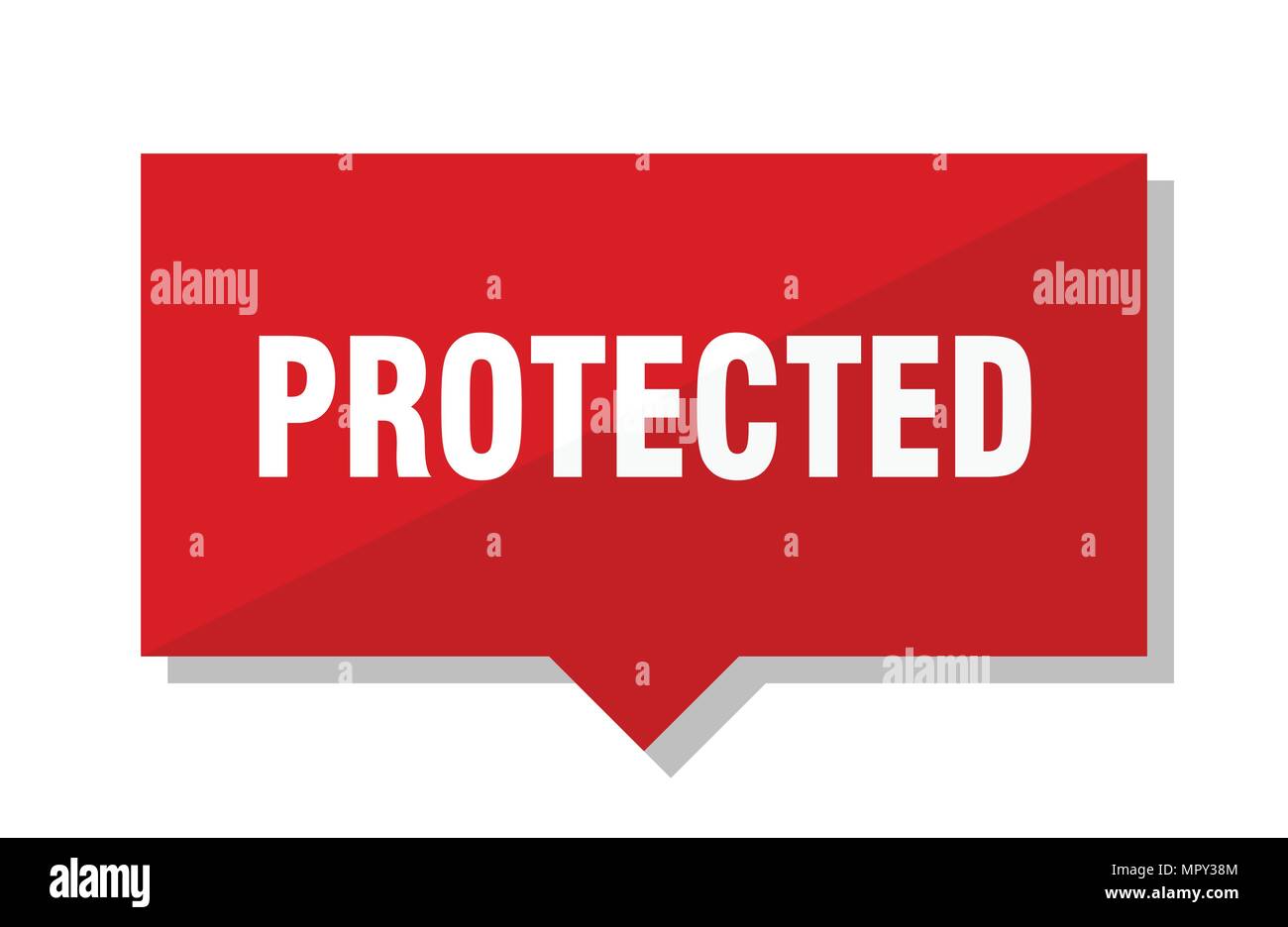 protected red square price tag Stock Vector Image & Art - Alamy
