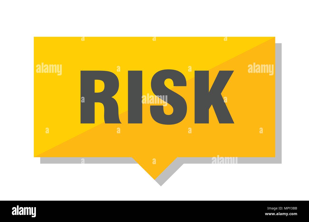 risk yellow square price tag Stock Vector Image & Art - Alamy