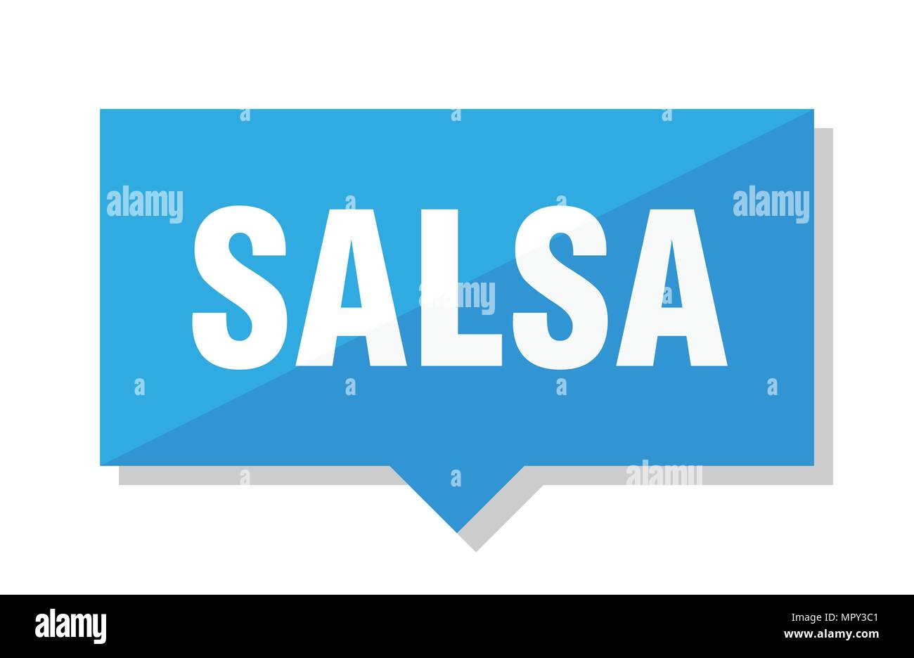 salsa blue square price tag Stock Vector Image & Art - Alamy