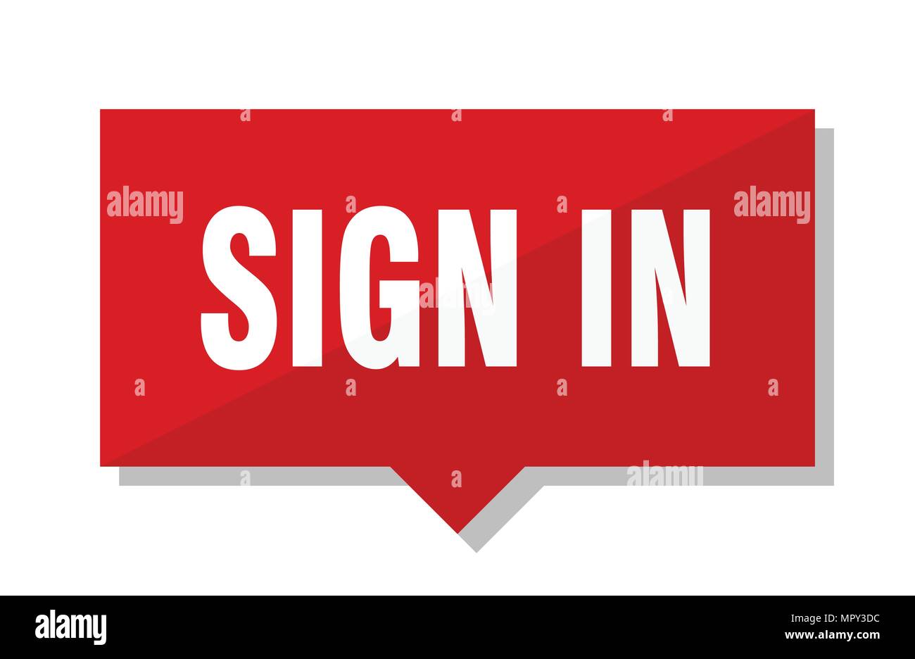 sign in red square price tag Stock Vector Image & Art - Alamy