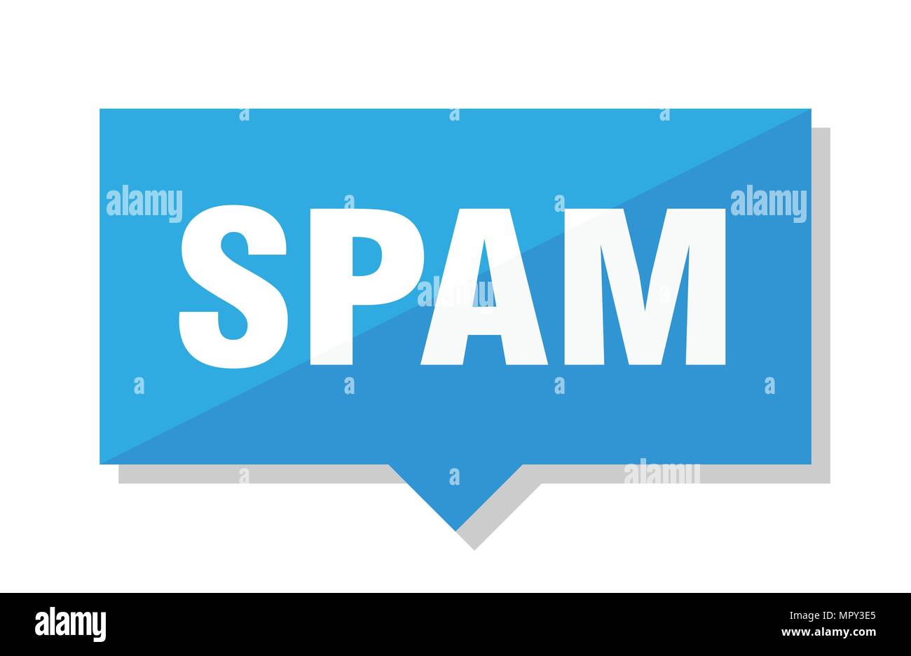 spam blue square price tag Stock Vector Image & Art - Alamy