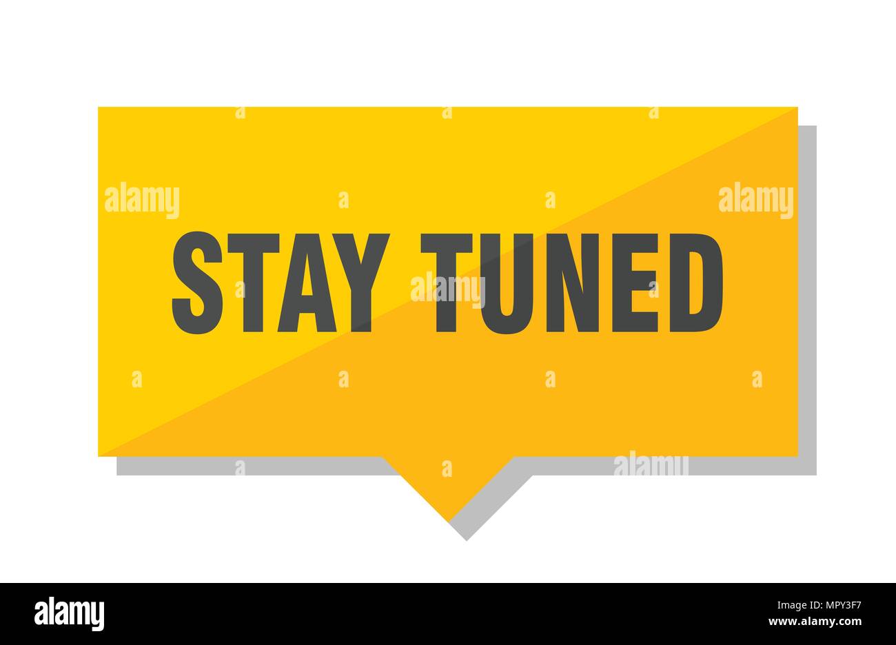 Stay tuned seal Stock Vector Images - Alamy