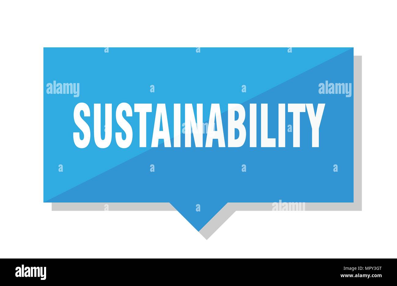 sustainability blue square price tag Stock Vector Image & Art - Alamy