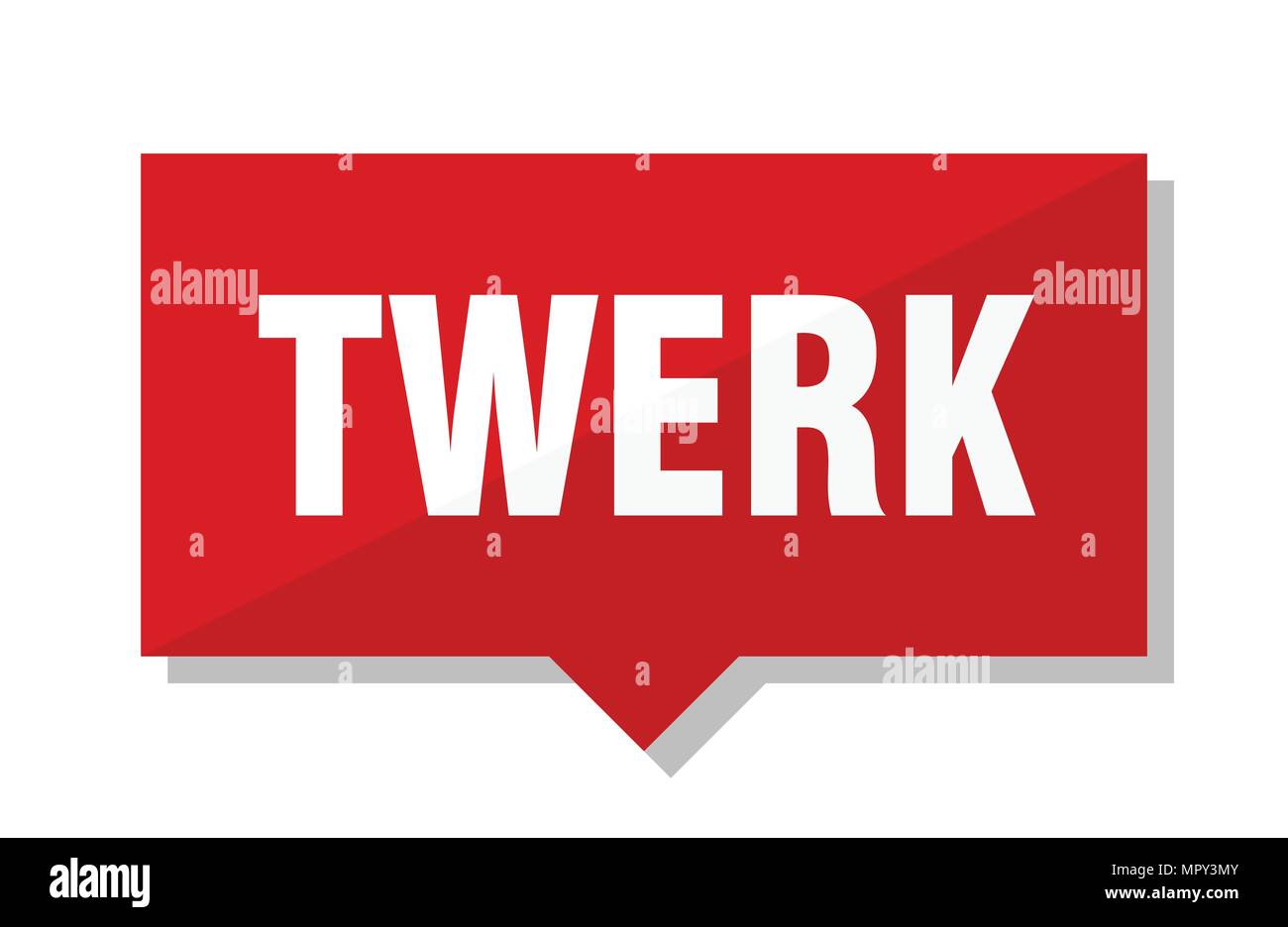 twerk red square price tag Stock Vector Image & Art - Alamy