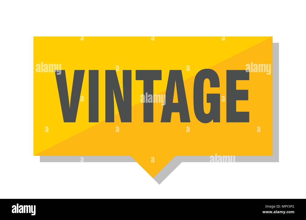 vintage yellow square price tag Stock Vector Image & Art - Alamy