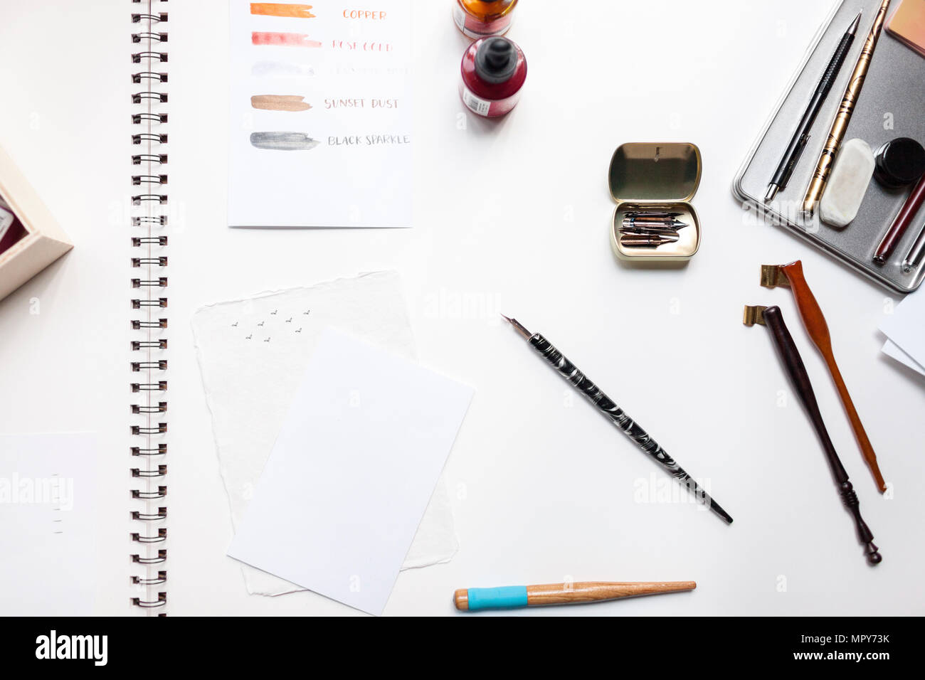 Spiral notebook with writing hi-res stock photography and images - Alamy