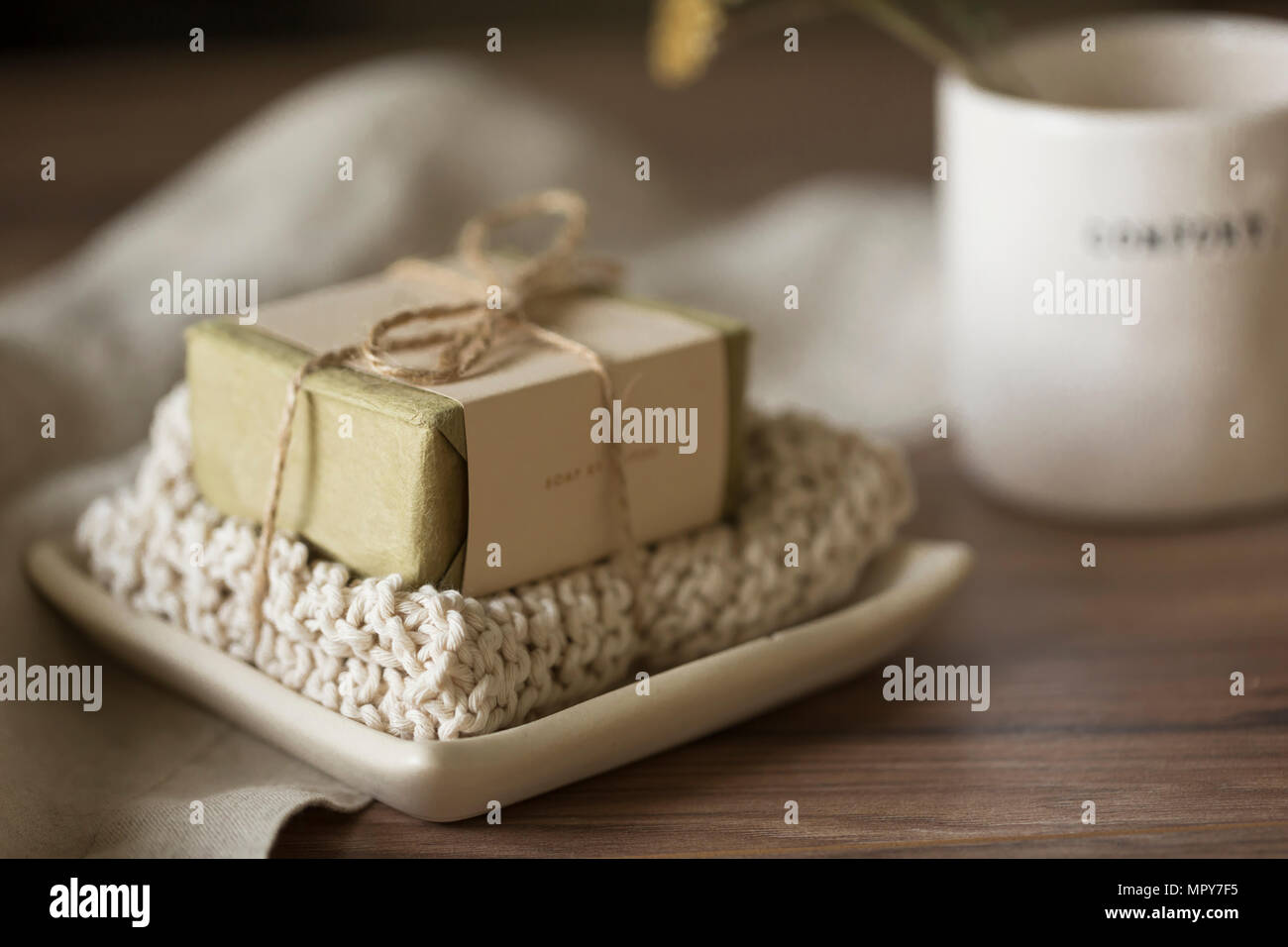 Soap table hi-res stock photography and images - Alamy