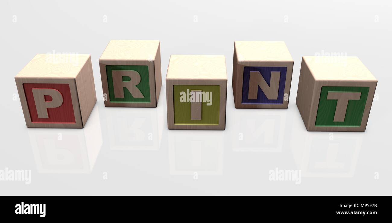 Wooden print blocks hi-res stock photography and images - Alamy