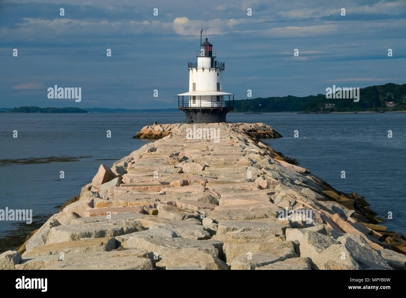 Spring Point Ledge Lighthouse, South Portland, Maine Stock Photo - Alamy