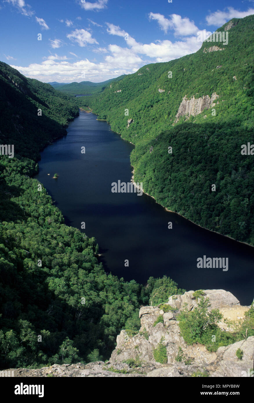 Lower Ausable Lake, Adirondack Mountain Reserve, Adirondack Park, New ...
