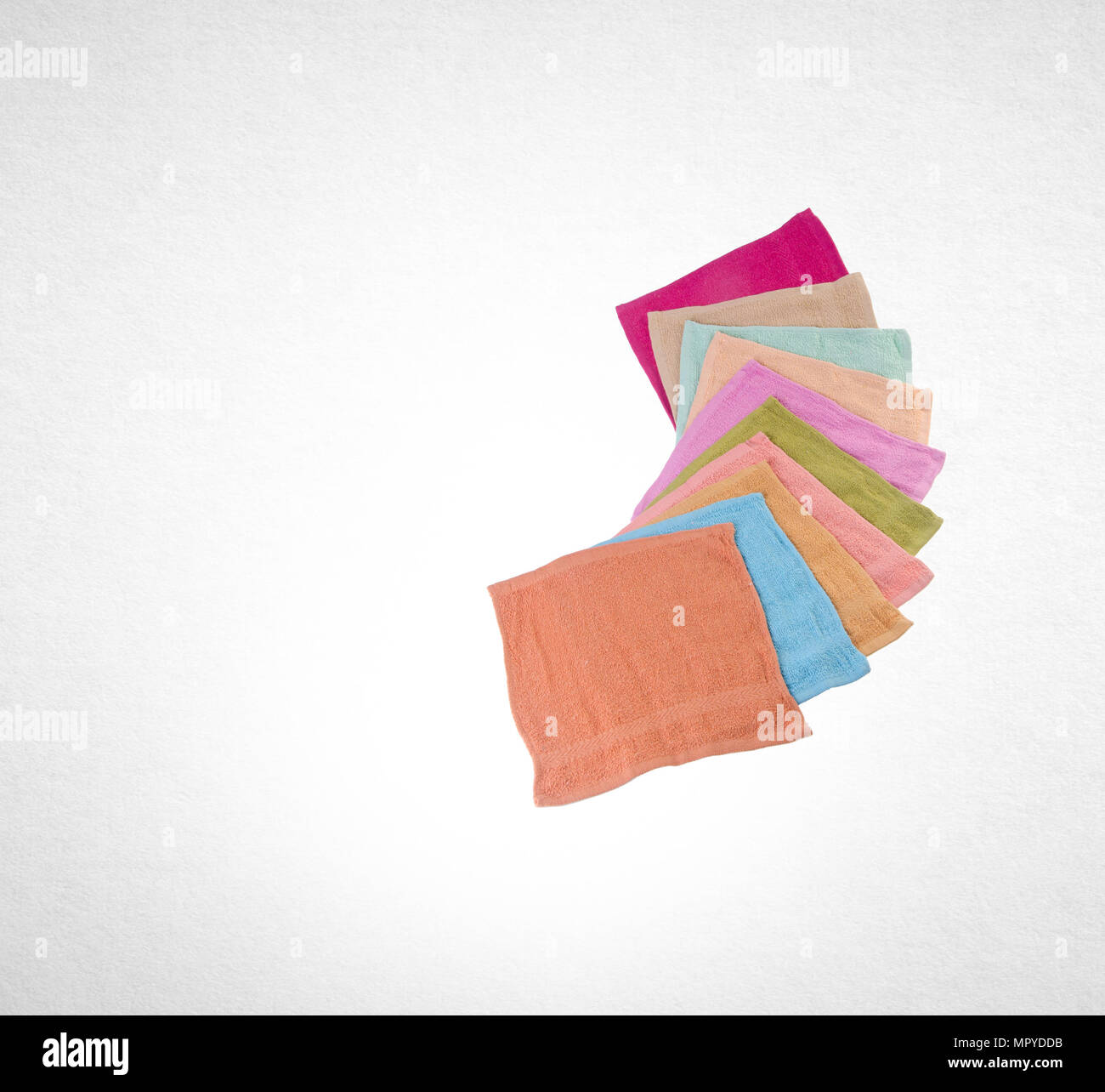 Kitchen towel on a white background Stock Photo - Alamy