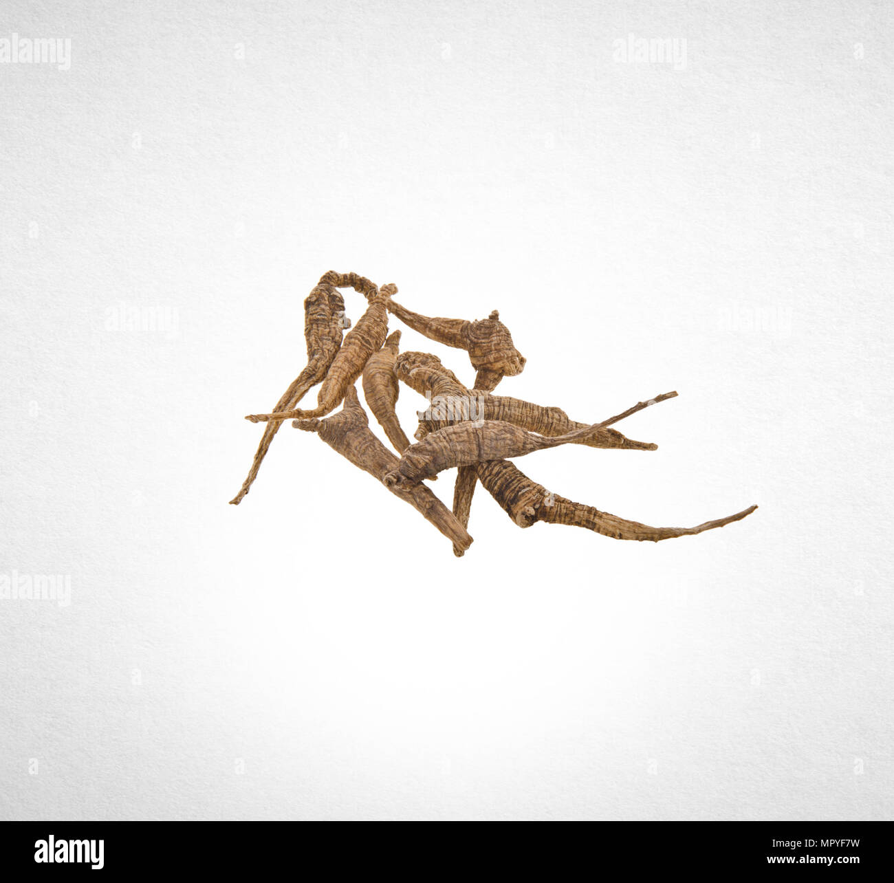 Ginseng or Dried Ginseng on a background Stock Photo - Alamy