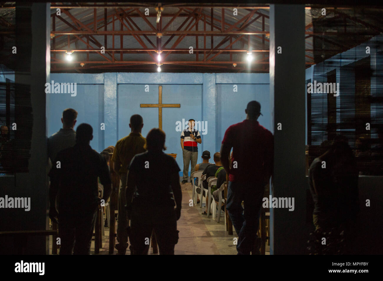 Armed Forces of the Philippines Col. Leonardo Pena, commanding officer ...