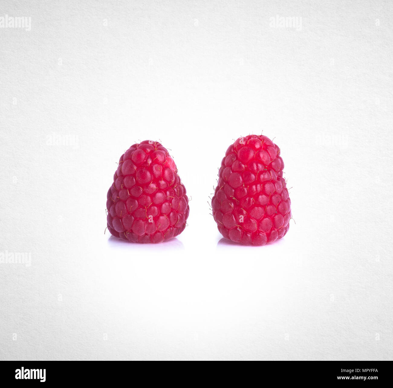 raspberry isolated on white background Stock Photo - Alamy